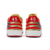 The Never Surrender Gold Low Top Sneakers - FIGHT FIGHT FIGHT Edition